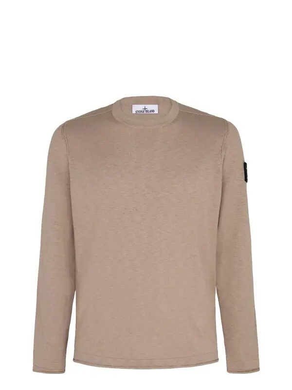 Stone Island Cotton-blend Pullover - Beige