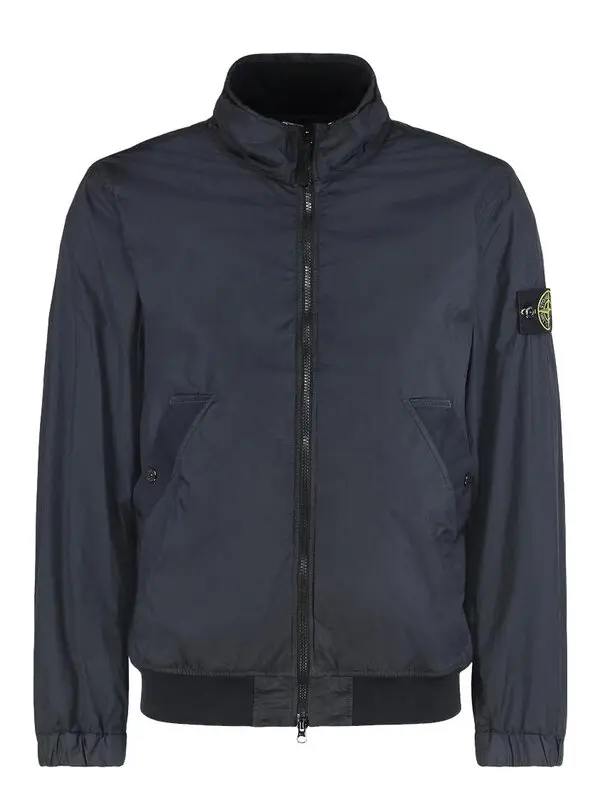 Stone Island Waterproof Nylon Jacket - Blue