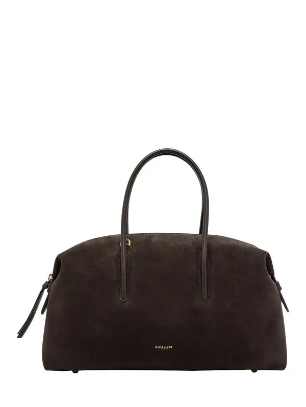 DEMELLIER The Stockholm Midi Top Handle Bag - Dark Brown