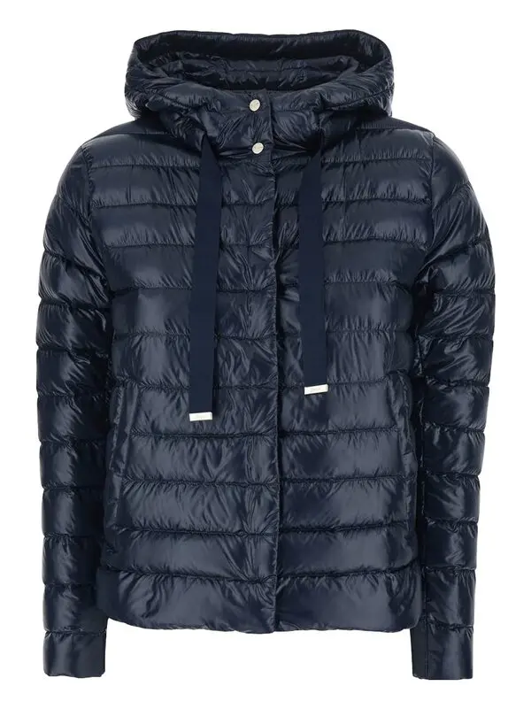 Herno Tech Fabric Down Jacket - Blue