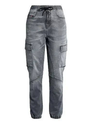 DIESEL® Lyocell-blend Cargo Jeans - Grey