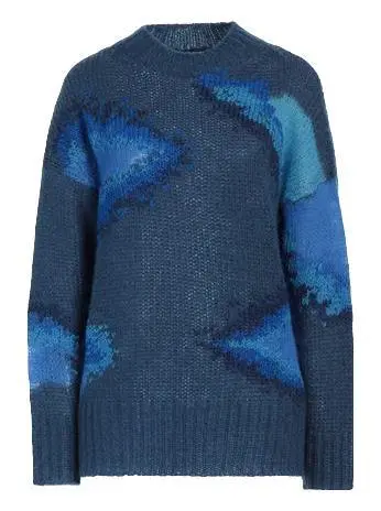 DONDUP Crewneck Mohair-blend Sweater - Blue