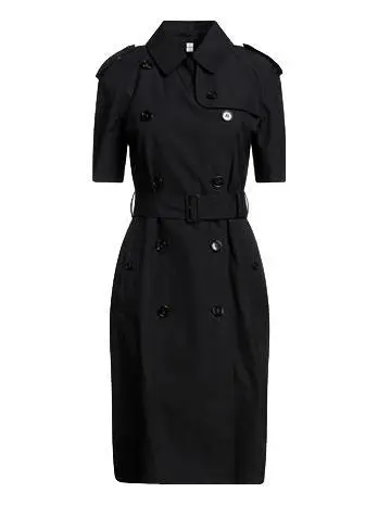 Burberry Cotton Blend Trench Coat - Black