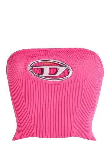 DIESEL® Ribbed-knit Tube Top - Pink