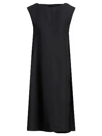 Marni Cotton Midi Flared Dress - Black