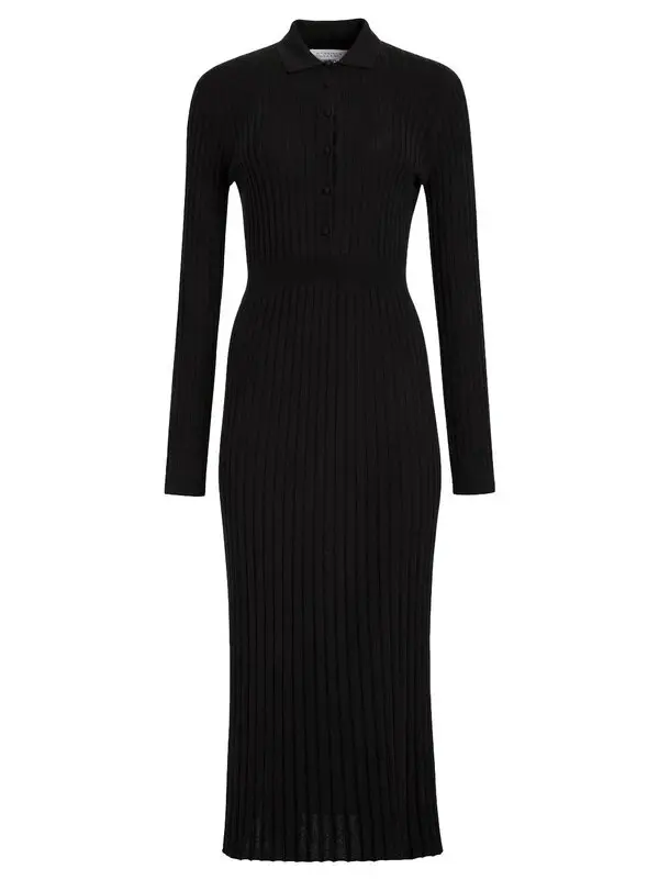 Gabriela Hearst Ardor Knit Maxi Dress - Black