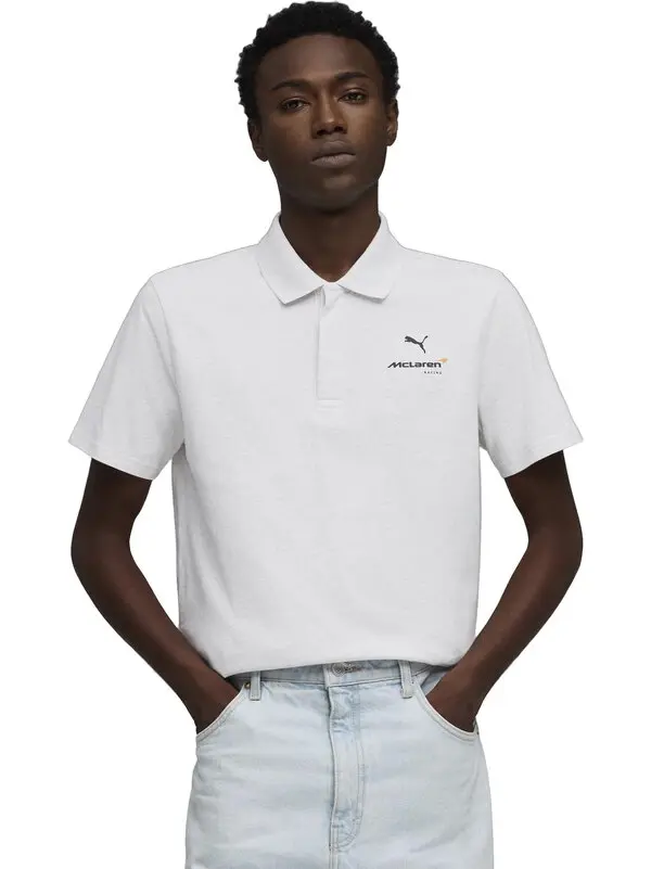 PUMA Mclaren Racing Logo Polo Shirt - White
