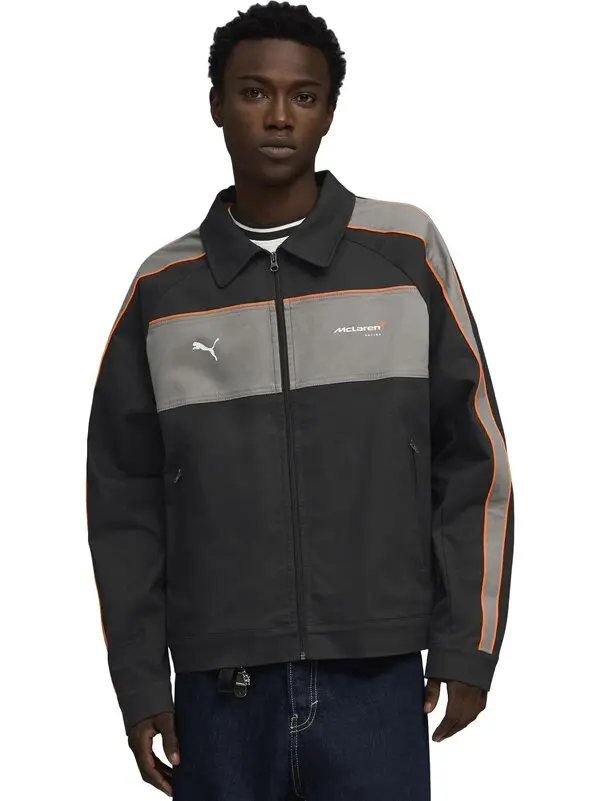 PUMA Mclaren Racing Coach T7 Jacket - Gray