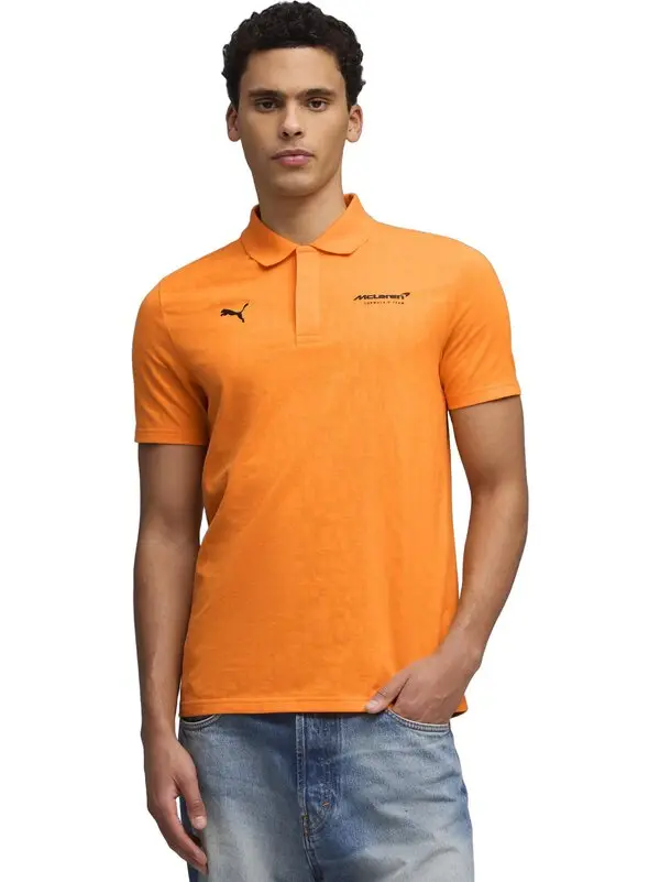 PUMA Mclaren Racing Jacquard Polo Shirt - Orange