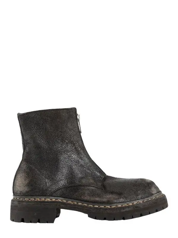 Guidi Zipped Big Daddy Boots - Black
