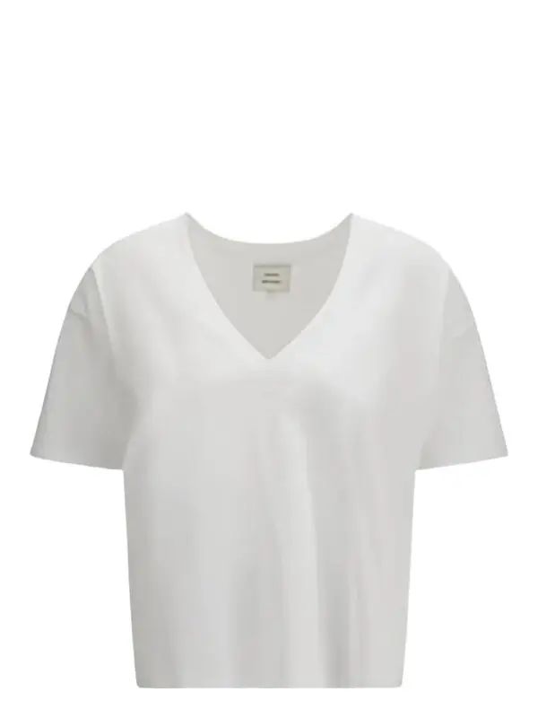 Loulou De Saison Lds V-neck T-shirt - White