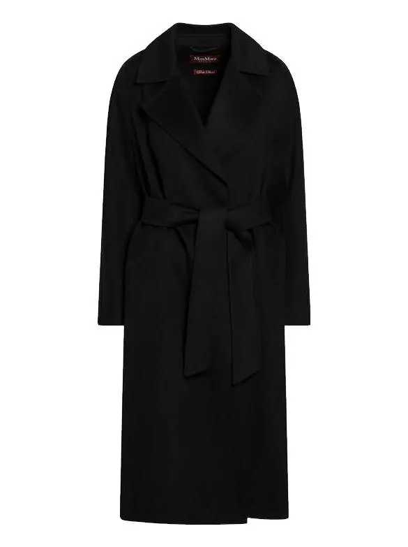 Max Mara Belted Coat - Black