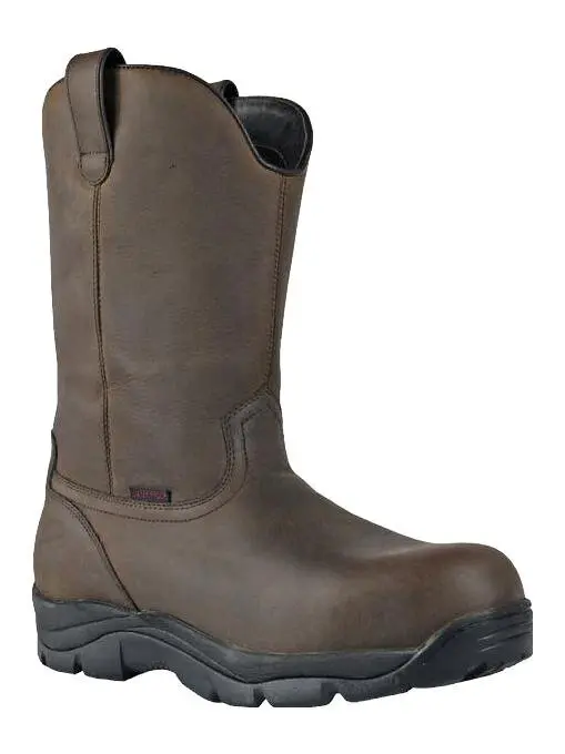 HOSS BOOT COMPANY Hoss Wildfire Wellington Composite Toe Work Boot - Brown