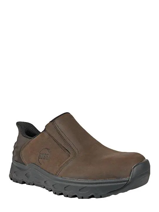 HOSS BOOT COMPANY Mckee Soft Toe Slip-on Shoe - Brown