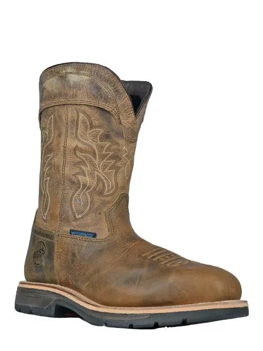HOSS BOOT COMPANY Brisbee Composite Toe Work Boots - Brown