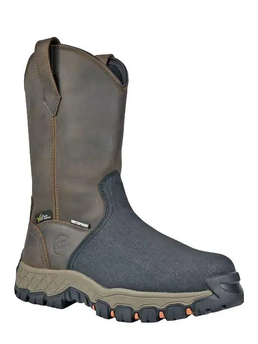 HOSS BOOT COMPANY Recon -inch Met Guard Work Boot - Brown/black