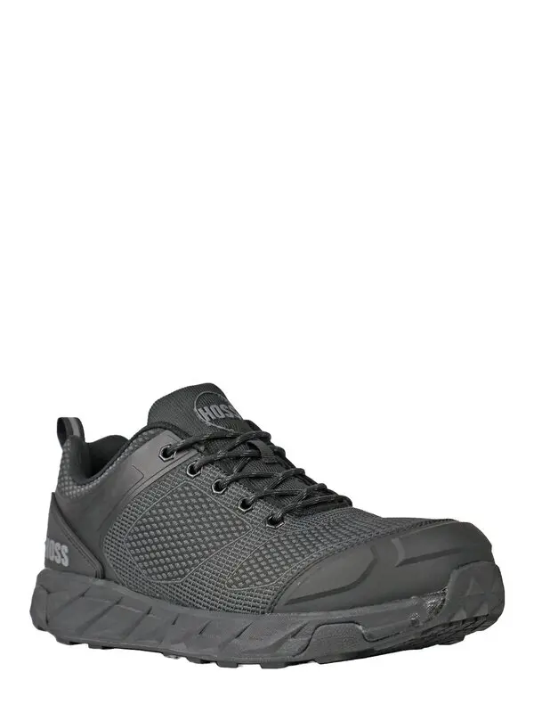 HOSS BOOT COMPANY Hoss Buster Low Composite Toe Athletic Work Shoe - Black