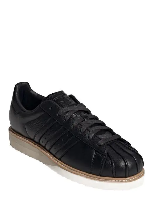 Adidas Gender Inclusive Superstar Lux Sneaker - Black/black/sandstone