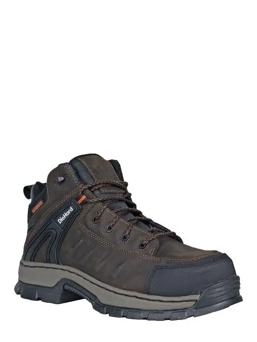 DIEHARD Squire Composite Toe Waterproof Work Boot - Brown