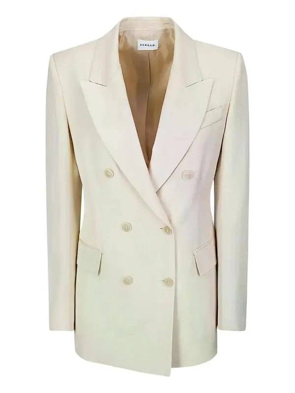 P.a.r.o.s.h Rania Double-breasted Jacket - Neutrals