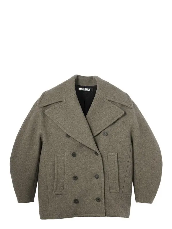 Jacquemus Dark Ovalo Peacoat - Khaki