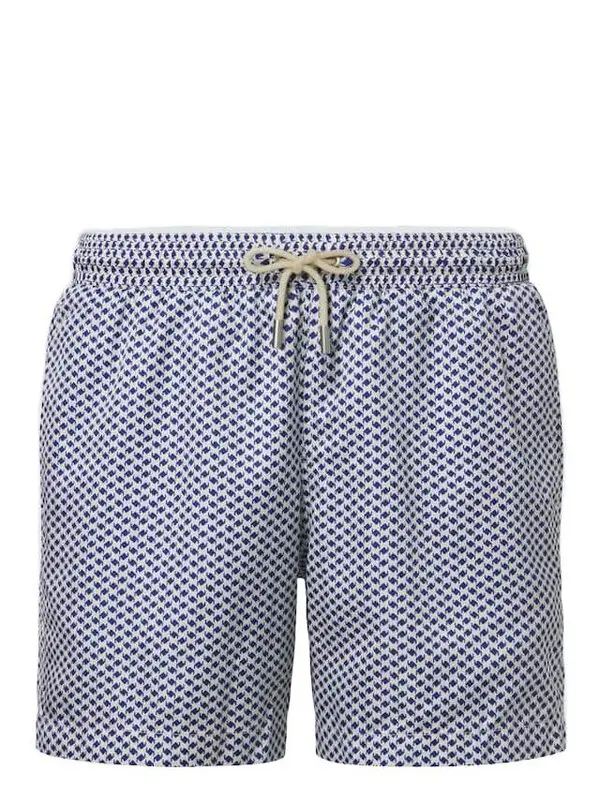 Orlebar Brown Printed Swim Trunks - Blue
