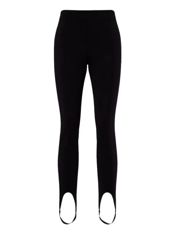 Saint Laurent Jersey Stirrup Leggings - Black