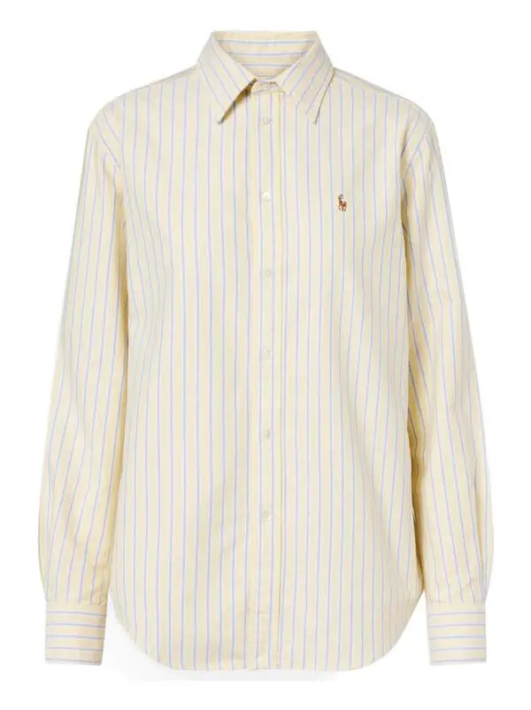 Polo Ralph Lauren Striped Cotton Shirt - Yellow