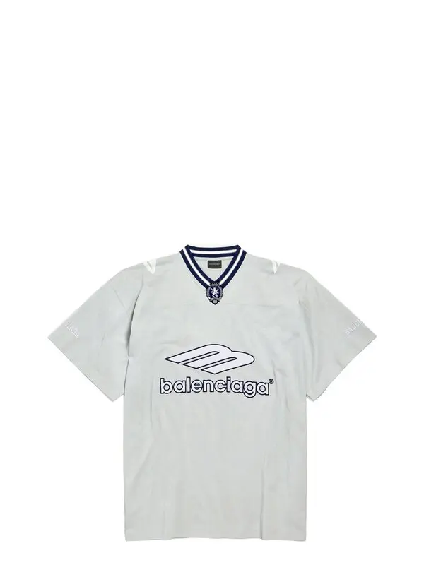 Balenciaga 3b Sports Icon V-neck T-shirt - Grey