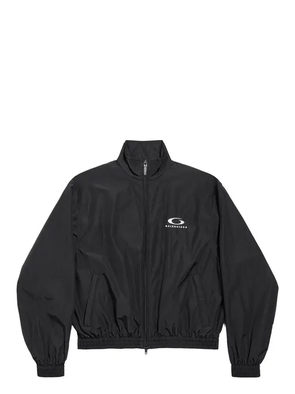 Balenciaga Loop Sports Icon Tracksuit Jacket - Black
