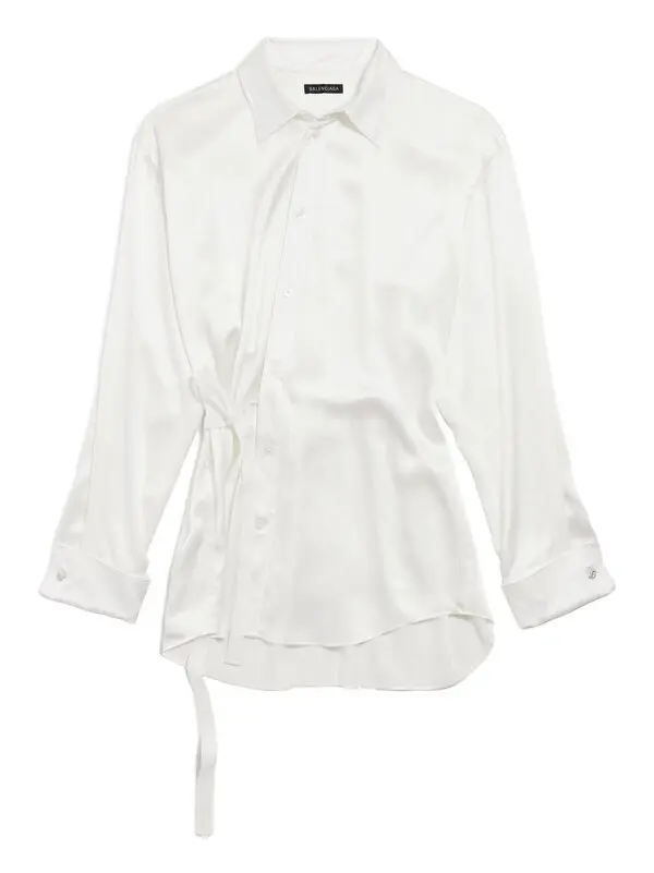 Balenciaga Wrap Shirt - White