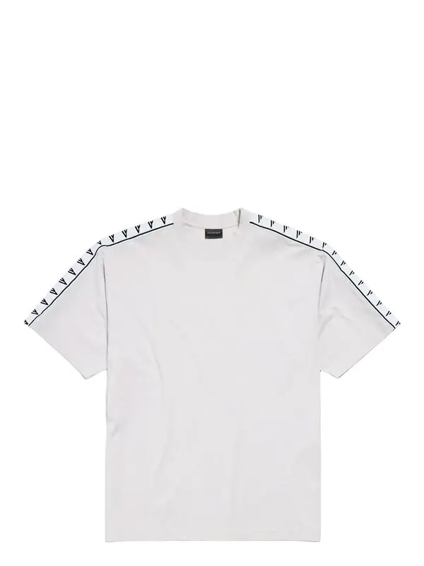 Balenciaga Stripe T-shirt Medium Fit - White