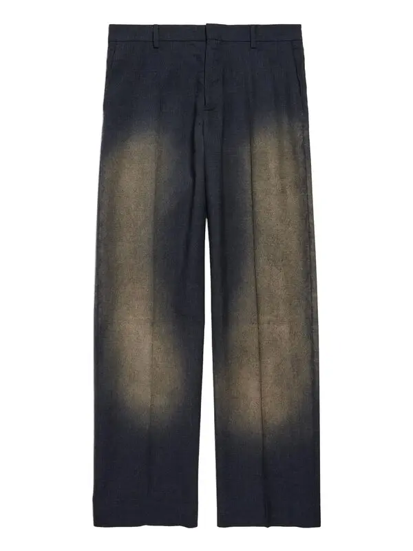 Balenciaga Faded Tailored Trousers - Grey & Silver