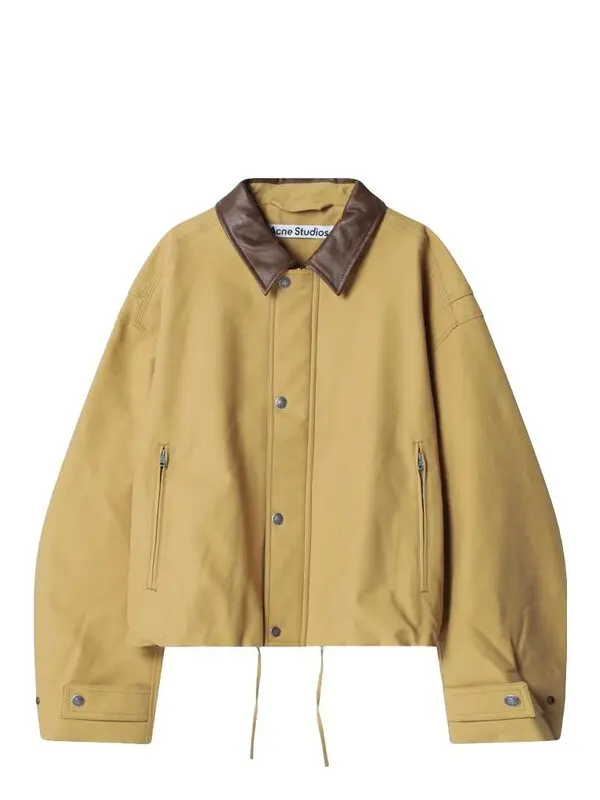 Acne Studios Twill Bomber Jacket - Beige