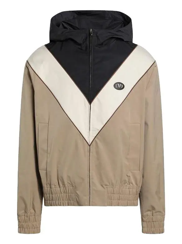 Valentino Garavani Vlogo Windbreaker Jacket - Black