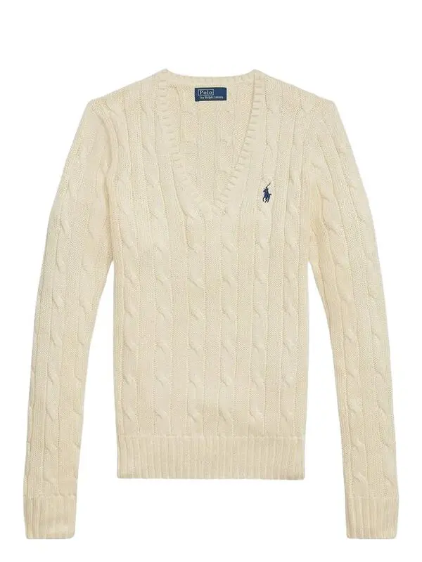 Polo Ralph Lauren Cable-knit Cotton Sweater - Beige