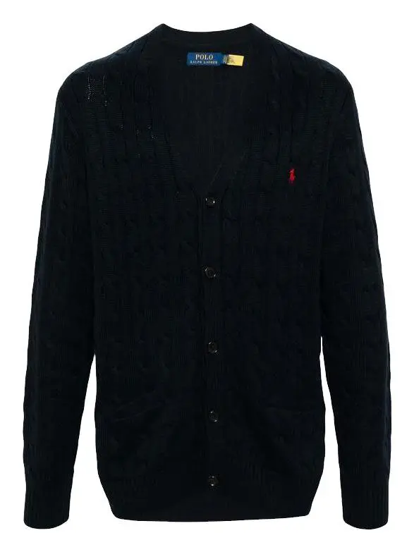 Polo Ralph Lauren Cable-knit Cardigan - Blue