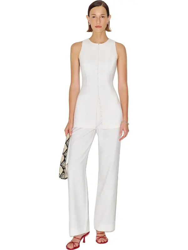 REFORMATION Faye Two Piece Set - Ivory