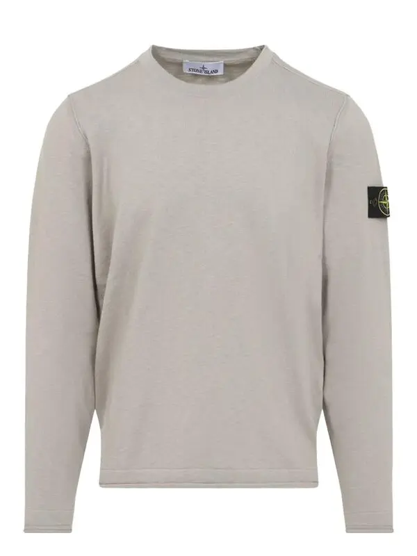 Stone Island Crew Neck Sweater - Beige