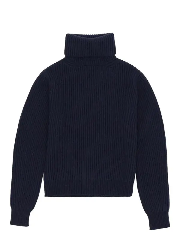 FORTELA Cashmere Turtleneck Sweater - Blue