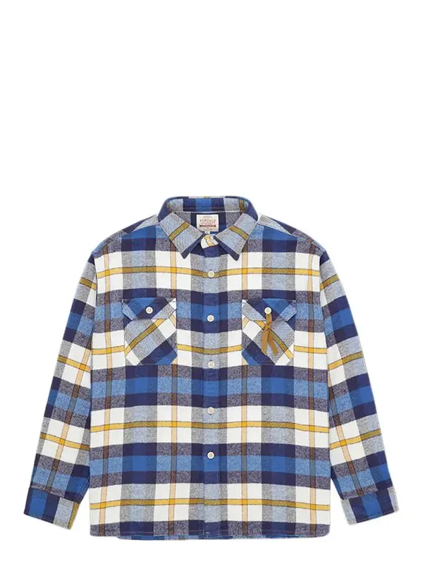 FORTELA Flannel Shirt - Blue