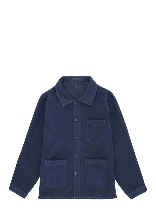 FORTELA Moleskin French Work Jacket - Blue