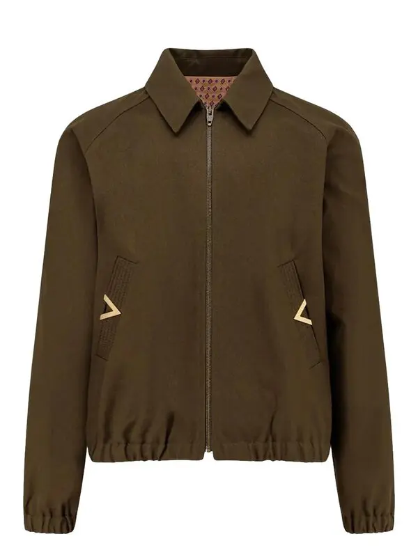 Valentino Garavani Collared Jacket - Green