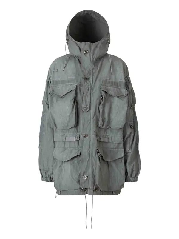 MAISON MARGIELA Parachute Multi-pocket Parka - Military Green