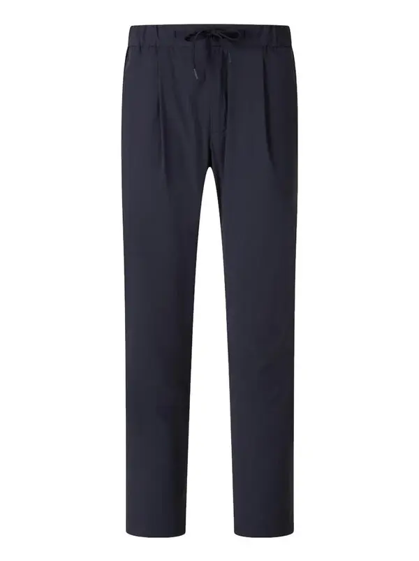 Herno Technical Straight Leg Trousers - Midnight Blue