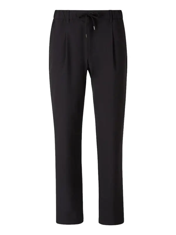Herno Technical Straight Leg Trousers - Black