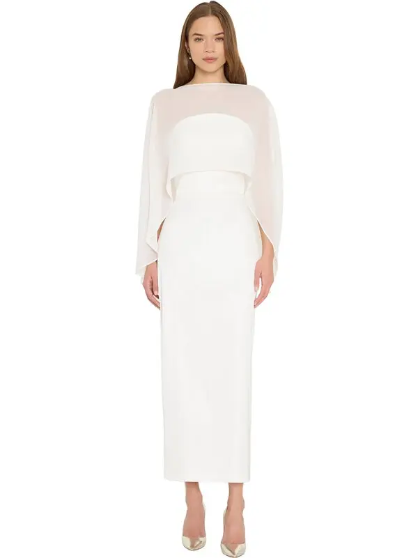 Amanda Uprichard Berkshire Midi Dress - Ivory