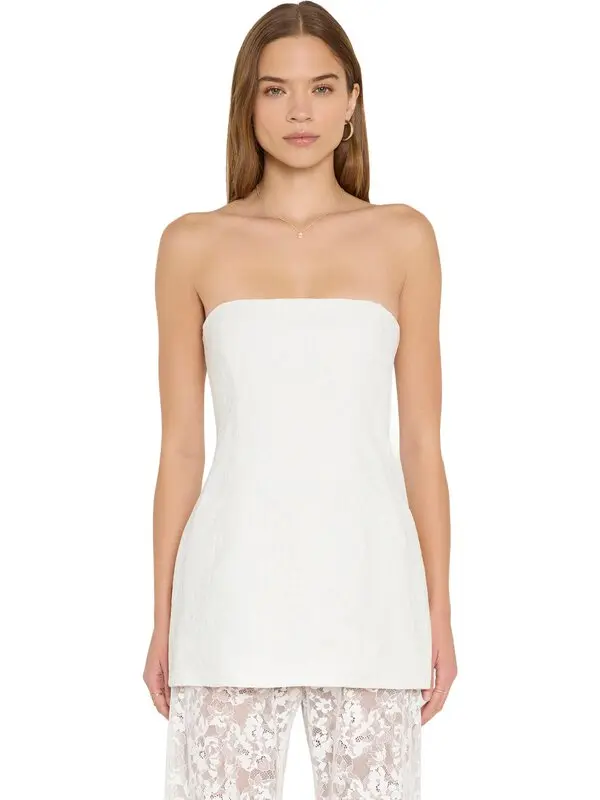 Amanda Uprichard Linda Tunic - Ivory