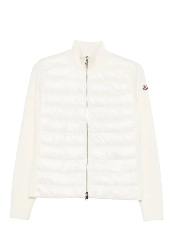 Moncler Padded Cardigan - White