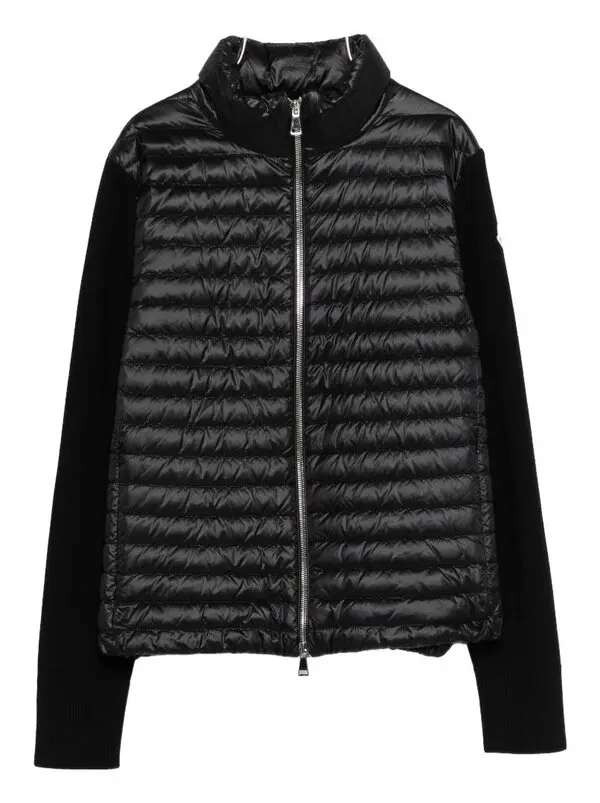 Moncler Padded Cardigan - Black